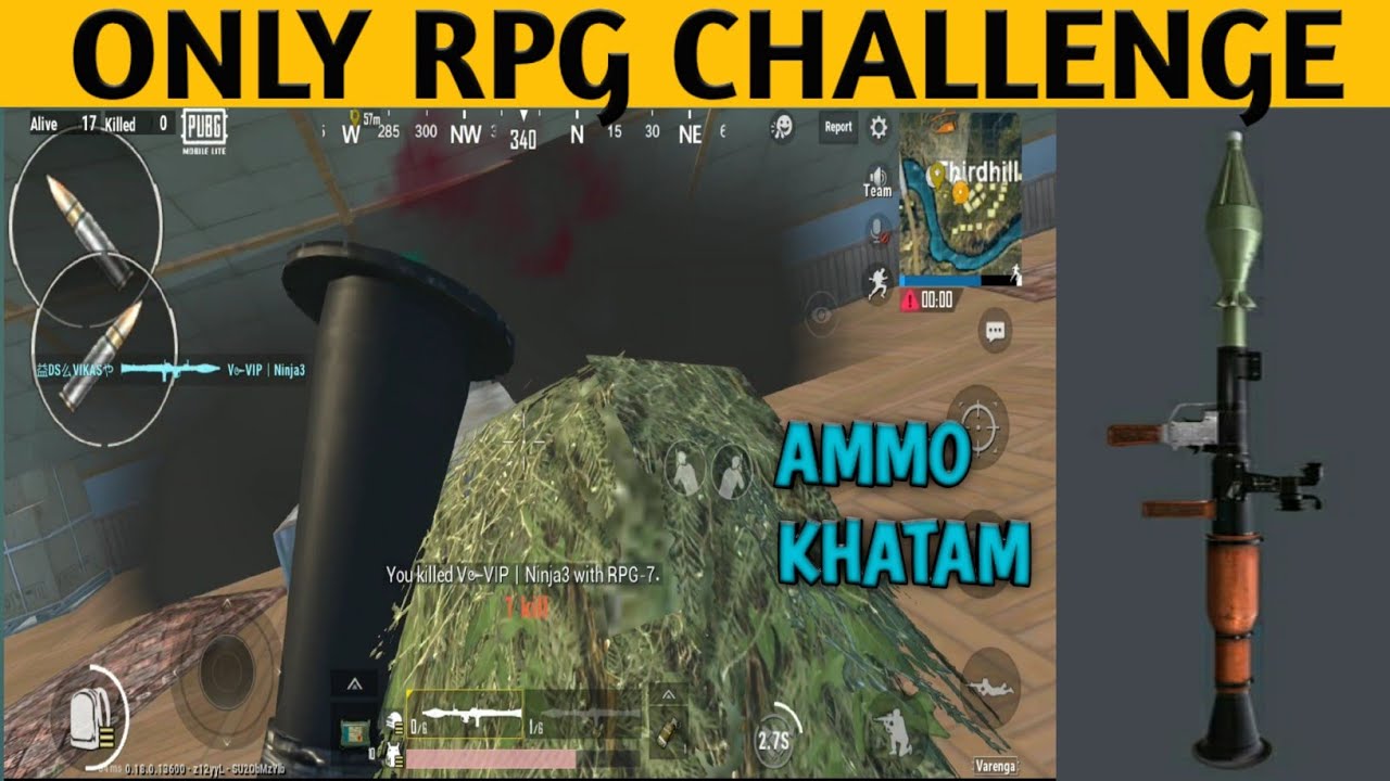 Pubg Mobile Lite RPG Challenge || Full RPG Rush Gameplay Pubg Mobile ...