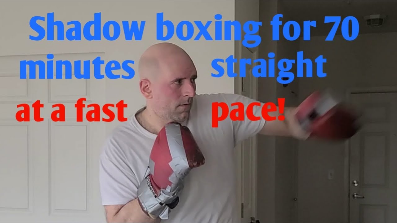 Shadow boxing for 70 minutes straight at a fast pace! - YouTube