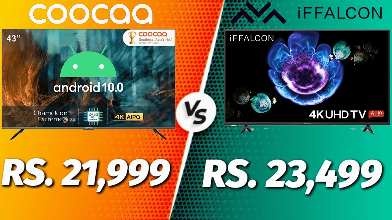 Coocaa 43inch 4K Android TV VS Iffalcon 43inch 4K android tv - Coocaa 43s6G PRO VS Iffalcon ...