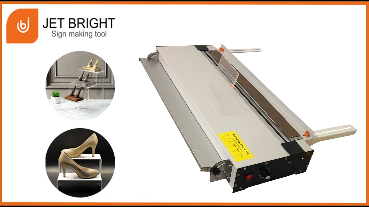 JET BRIGHT Acrylic Bending Machine ABM700/1300 - YouTube