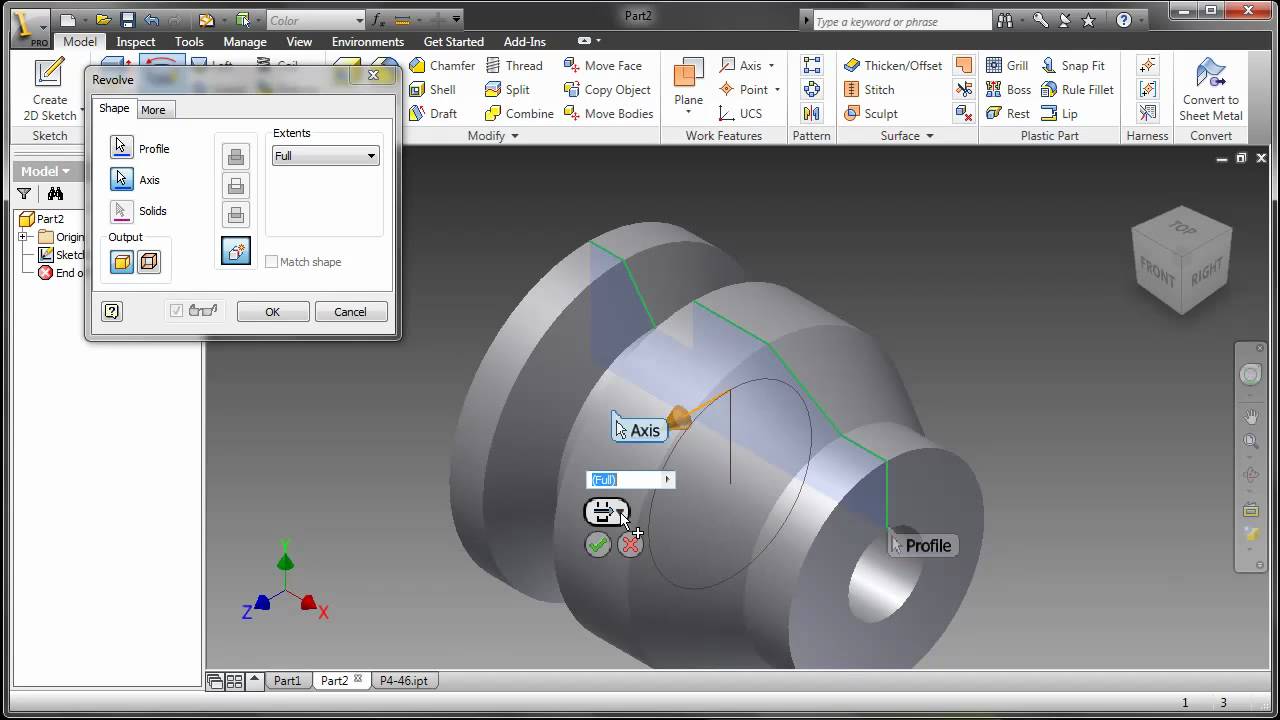 Inventor 2011 Part Enhancements Youtube