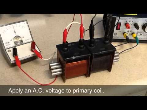 Two Coils Linked By Soft Iron Core - YouTube