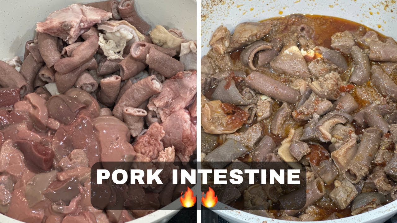 First Ever Pork Intestine Cooking Experience in America 🇺🇸 + Sweet ...