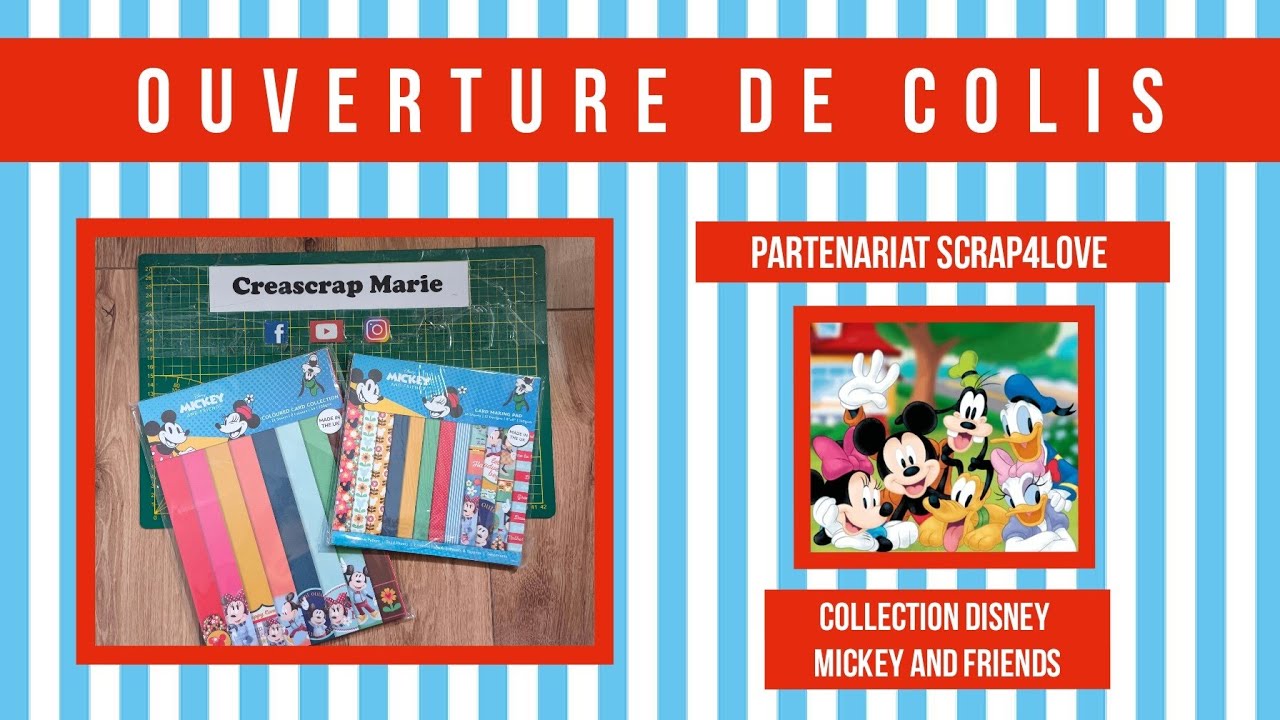 OUVERTURE DE COLIS Collection Disney Mickey and Friends - YouTube