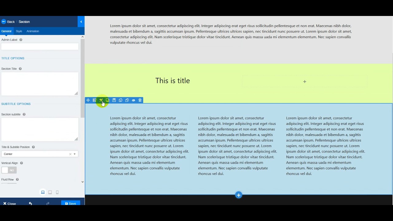 How to change Section Background color using Sp Page Builder Front-end ...