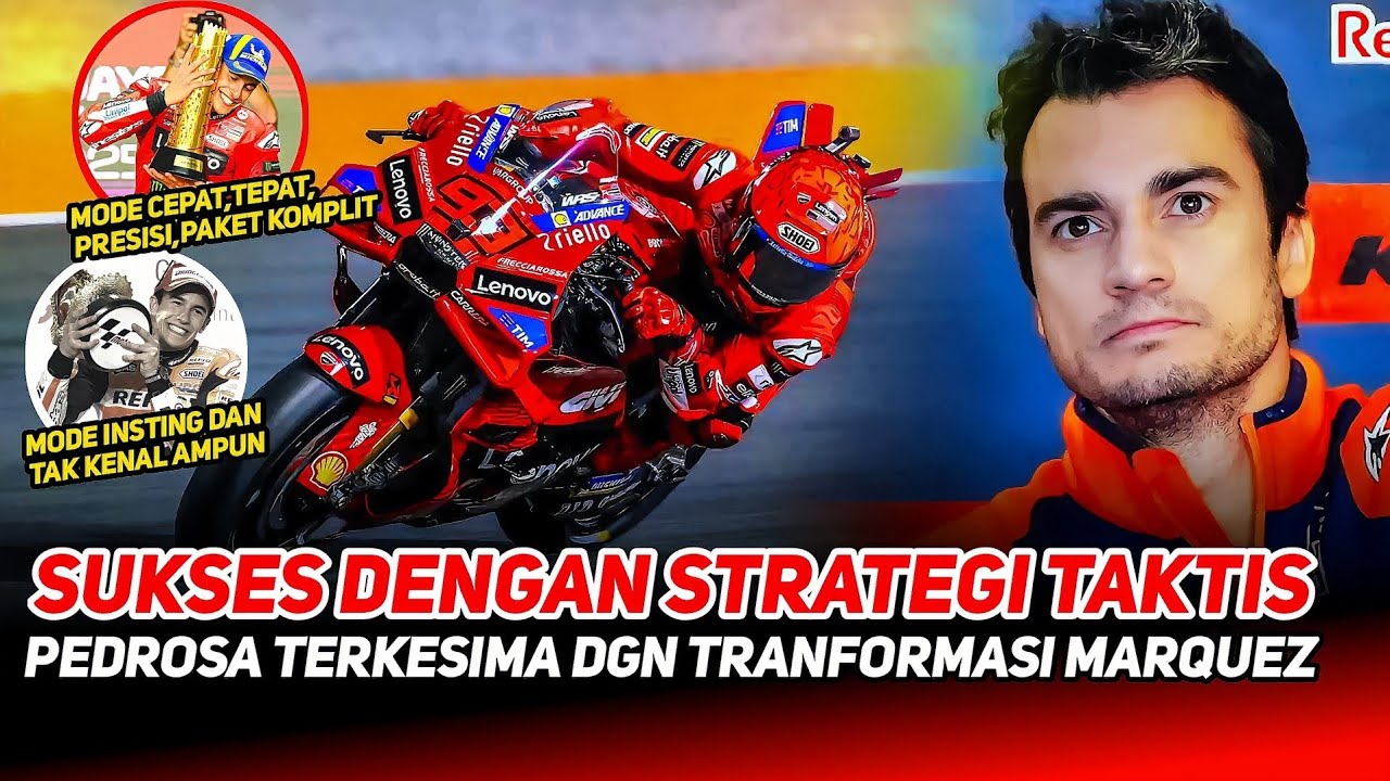 MARC MARQUEZ TAKTIS DAN STRATEGIS🔥DANI PEDROSA DI BUAT TAKJUB DENGAN ...
