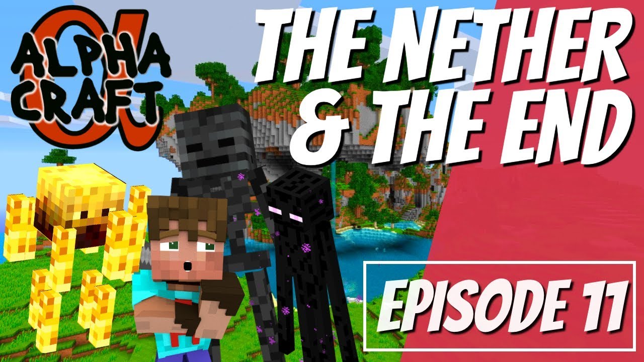 Minecraft SMP AlphaCraft Nether and End Combo: Lets Play Catching Up ...