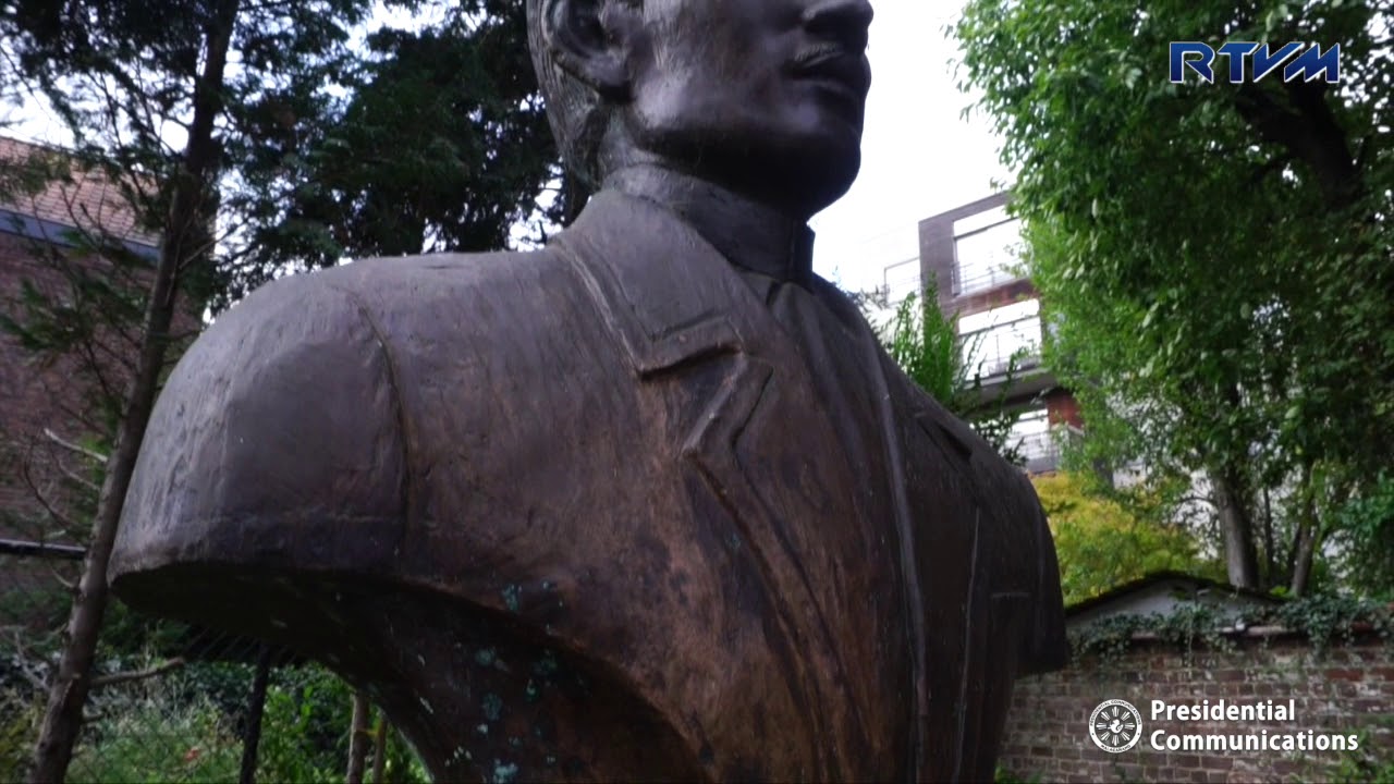 Rizal Statue at the Philippine Embassy in Belgium 10/19/2018 - YouTube