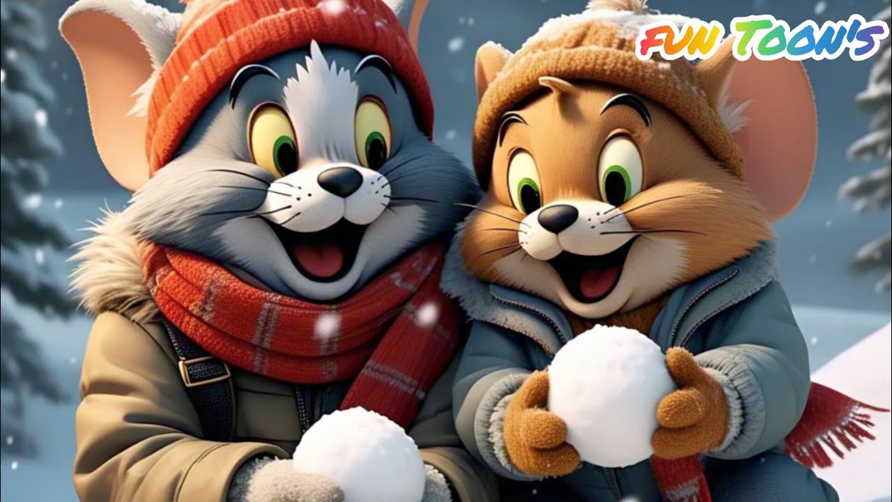 Tom and Jerry both enjoying winter 🥶 fun Toon's Episode 11 - YouTube