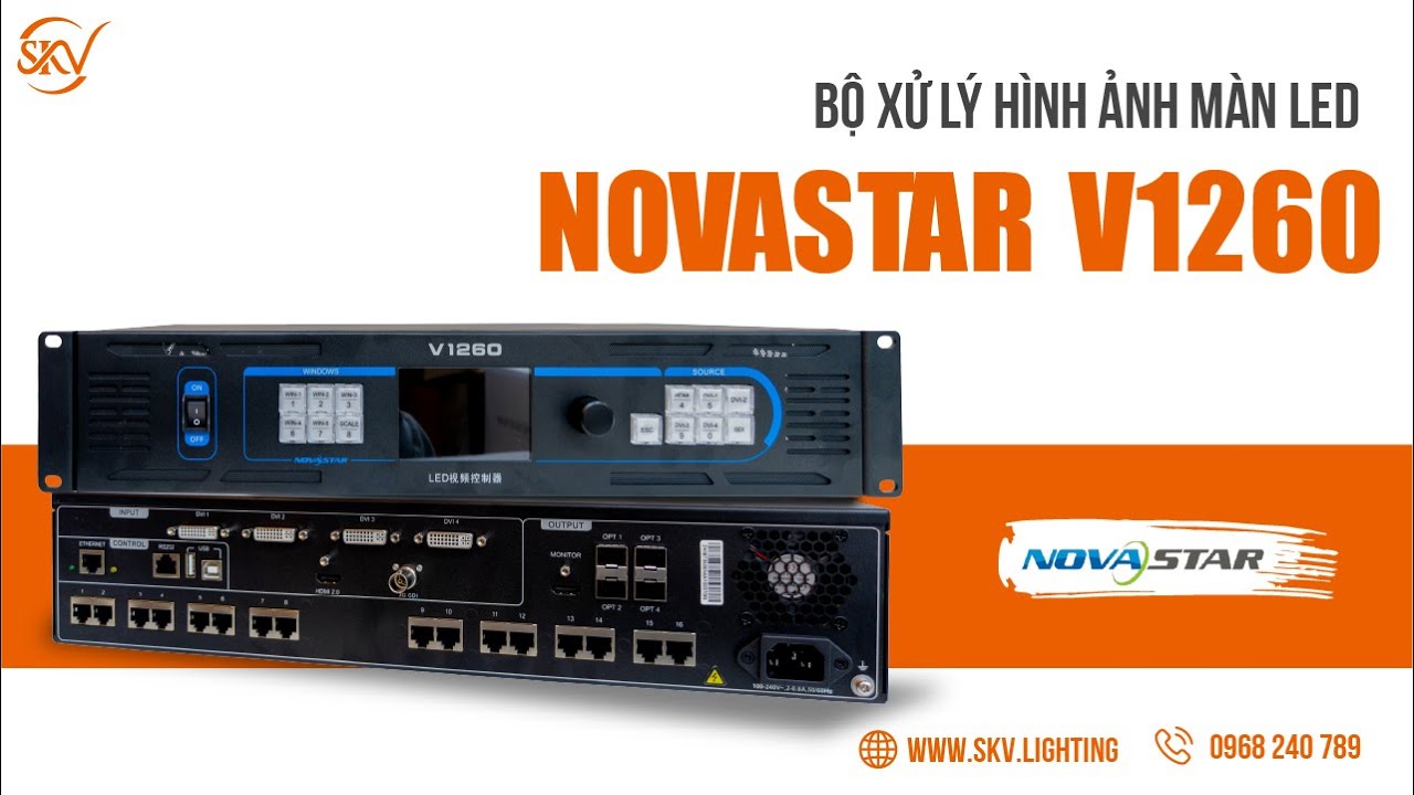 Novastar V1260 - Bộ Xử Lý Hình Ảnh Chính Hãng | SKV Lighting - YouTube