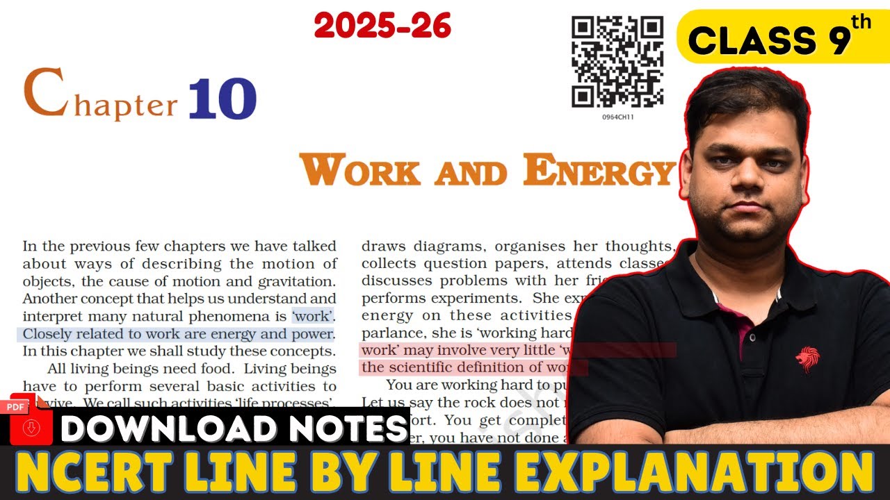 Class 9 : Work and Energy | Full Chapter - YouTube