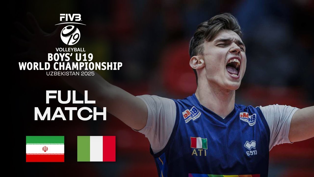 Iran vs. Italy - Pool C | Boys' U19 World Champs 2025 - Full Match ...