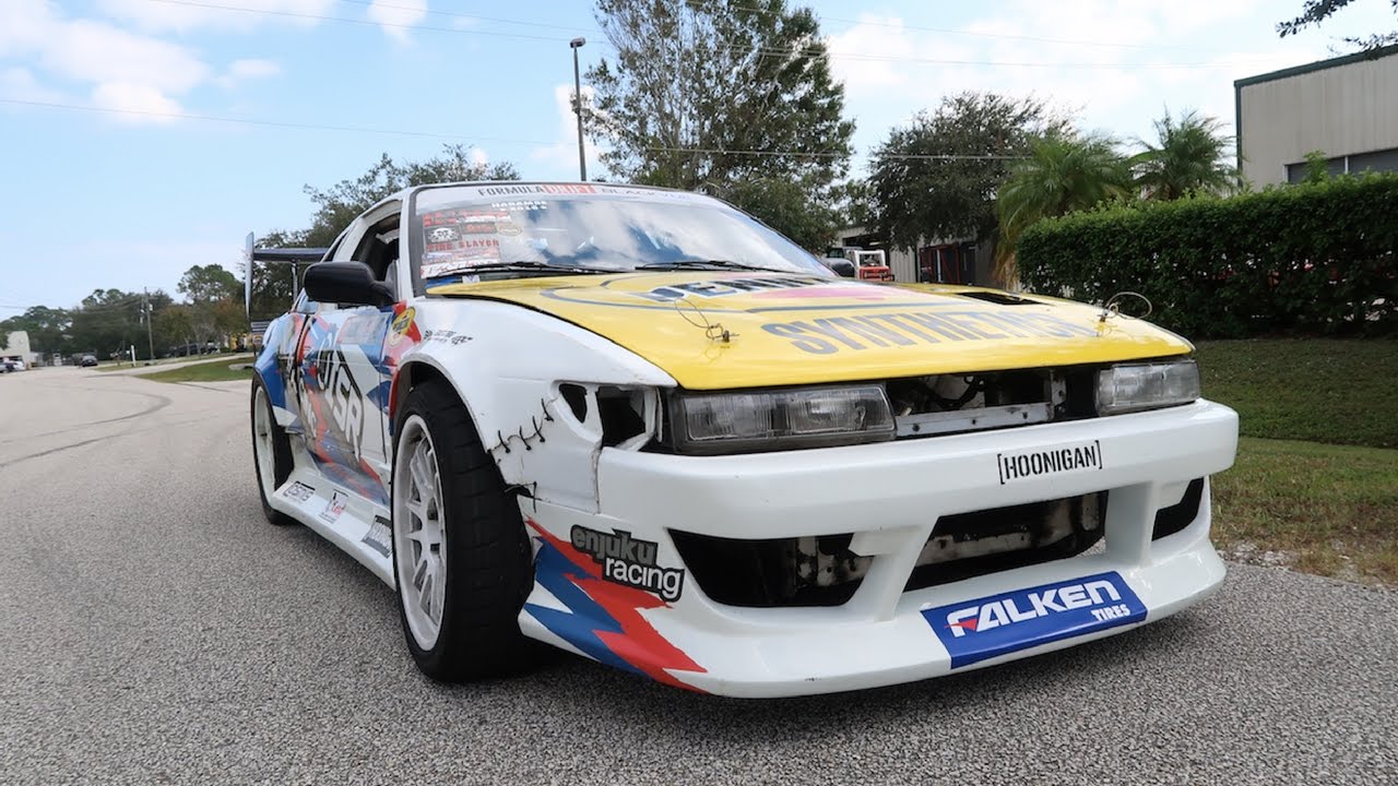 INSIDE LOOK AT PAT GOODIN'S FORMULA DRIFT V8 240SX! - YouTube