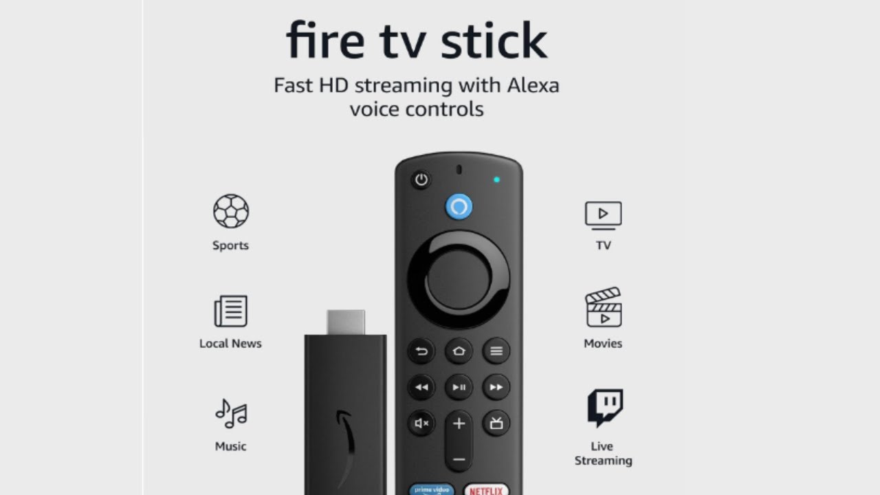 Fire TV Stick HD||sharp picture quality||fast streaming||Alexa Voice ...