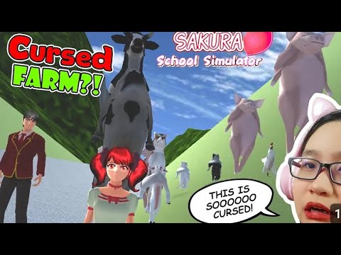 Cursed FARM?!! This is Sooooo Cursed Farm [Sakura school madam ...