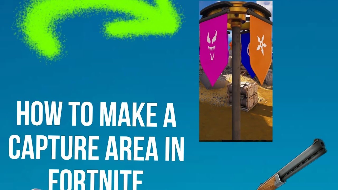 How to make a capture area in fortnite creative - YouTube