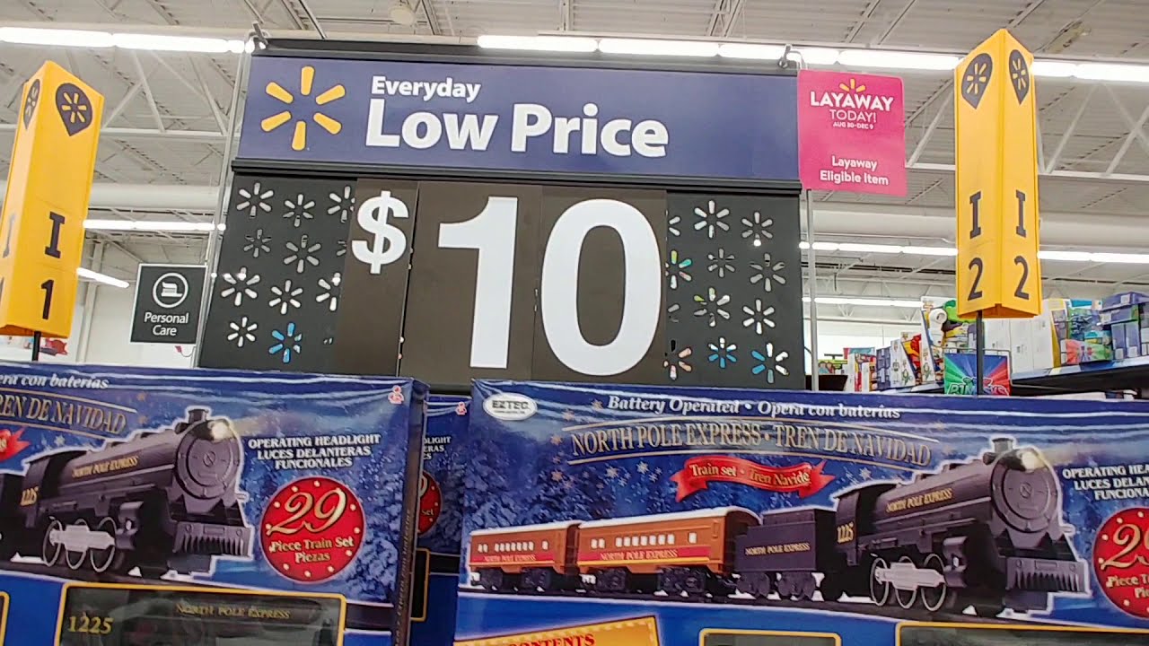 $10.00 Train Set At Walmart - Nov. 2019 - YouTube