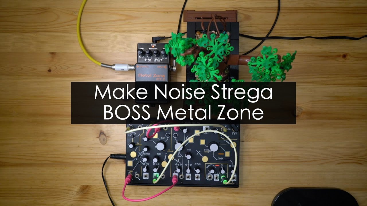 Make Noise Strega & Boss Metal Zone - YouTube