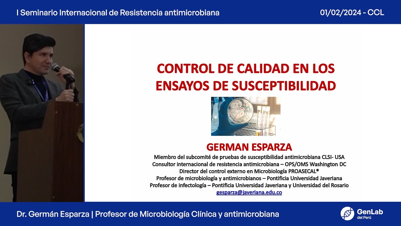 Control de calidad en los ensayos de susceptibilidad antimicrobiana ...