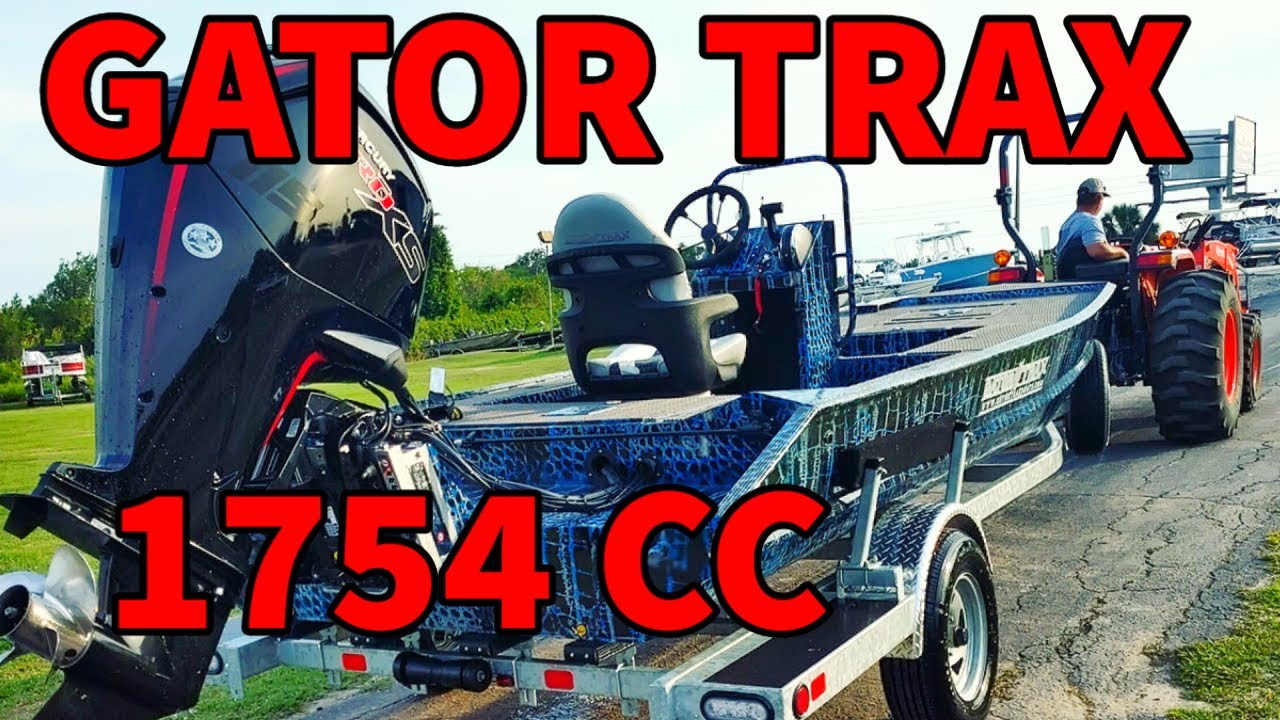 Gator Trax 1754 On the water test - YouTube