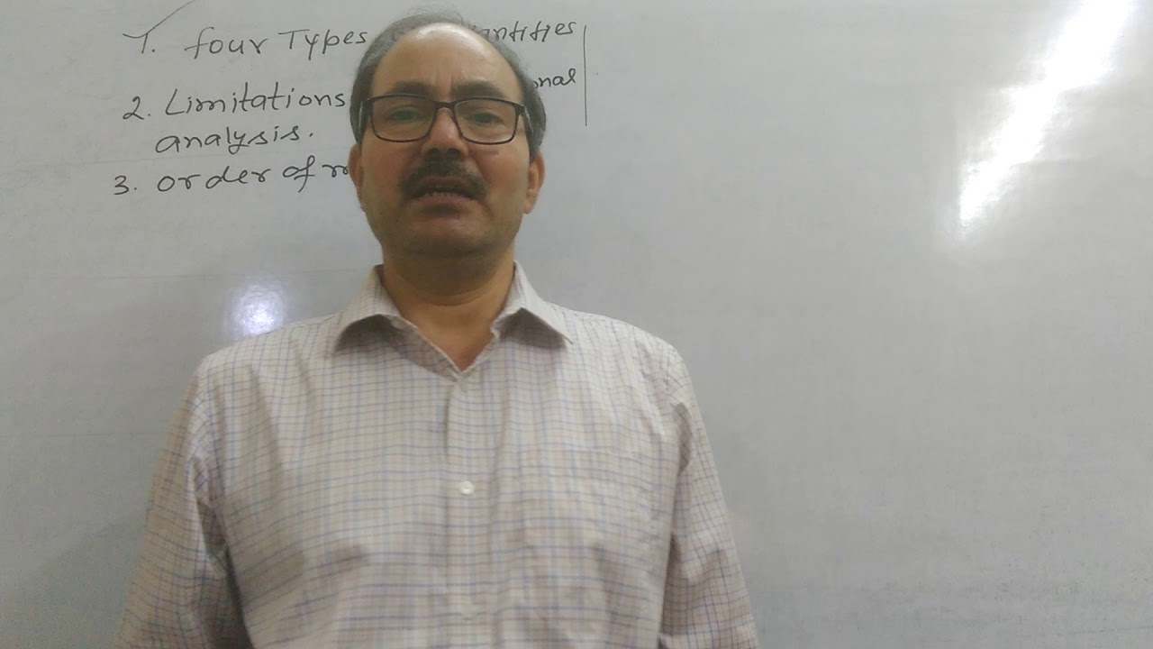 FOUR TYPES OF QUANTITIES II LIMITATIONS OF DIMENSIONAL ANALYSIS II four-types-of-quantities-ii-limitations-of-dimensional-analysis-ii