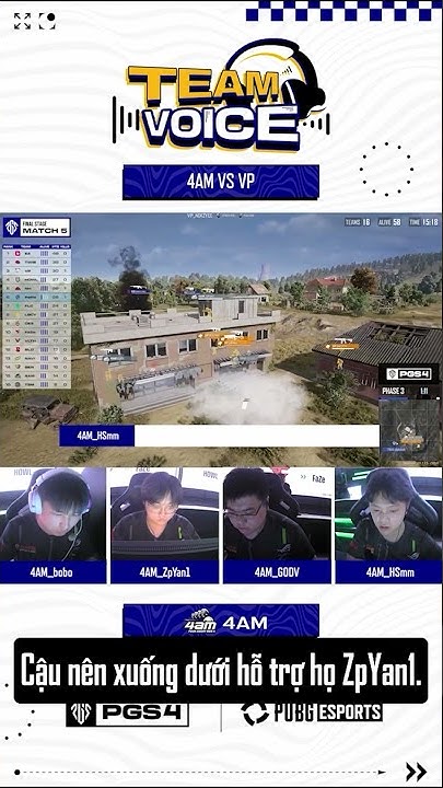 PGS 4 Team Voice #2 4AM vs VP - YouTube