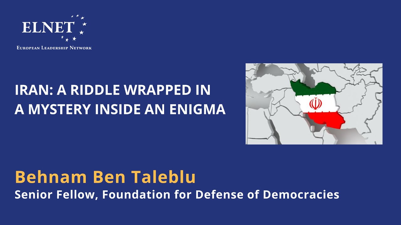 ELNET Briefing with Behnam Ben Taleblu 9 9 24 - YouTube