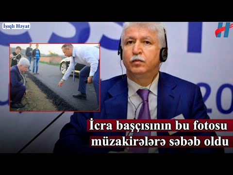 İcra başçısının bu fotosu müzakirələrə səbəb oldu - FOTO
