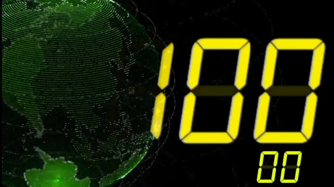 100 Seconds Countdown for music of BBC World News Loop 2018, Edit for Version 2024 - YouTube