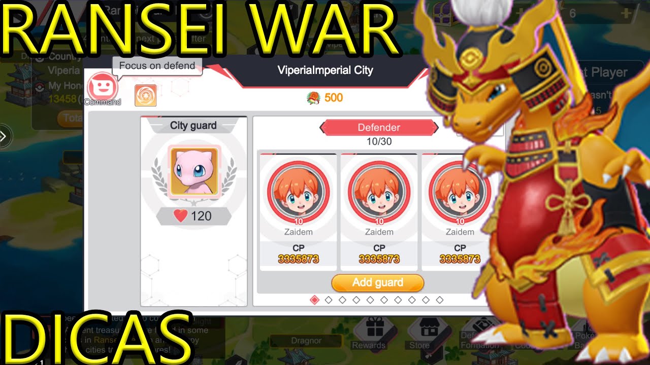 Por Que Você Deve Fazer a Ransei War No Pokémon World ! - YouTube