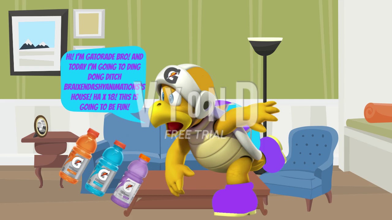 Gatorade Bro Ding Dong Ditches BraixenDashyAnimations's House And Gets ...