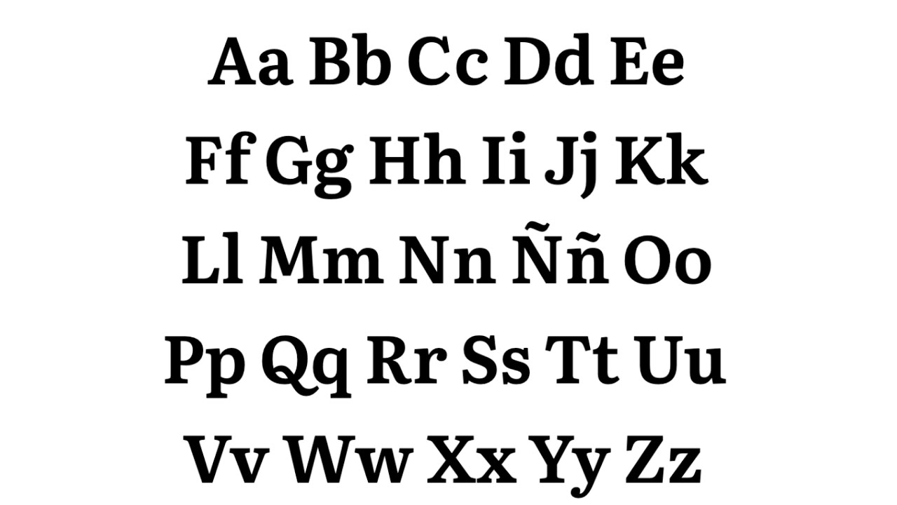 Aprendizaje para niños. Aprende el alfabeto español. Vídeo educativo ...