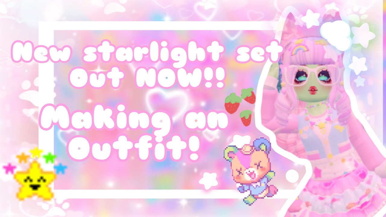 New starlight set OUT NOW! Making an outfit! | Royale High ...