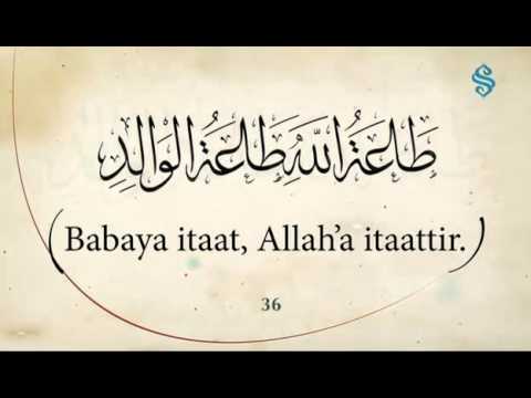 40 Hadis-i Şerif - 36. Hadis 'Babaya itaat Allah'a itaattir.'