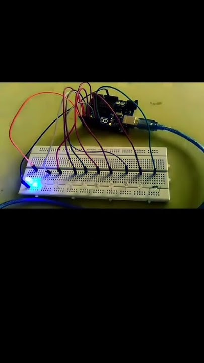 Led Light Arduino Uno chaser #shorts#trending#viral#arduino#electronics#chaser#ytshorts#amazing ...