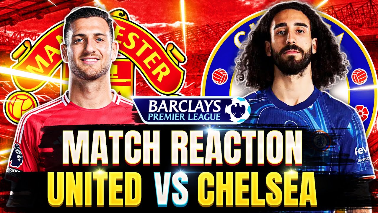 WE ARE BAD! MANCHESTER UNITED 1 - 1 CHELSEA LIVE MATCH REACTION! - YouTube