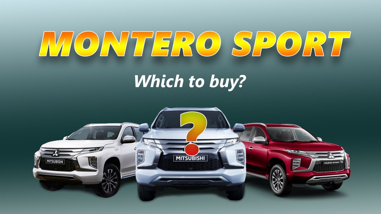 Which 2020 Mitsubishi Montero Sport should you buy? – Variant ...