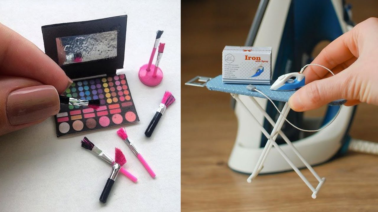 DIY super engaging Miniature tools - DIY miniature Barbie crafts ...