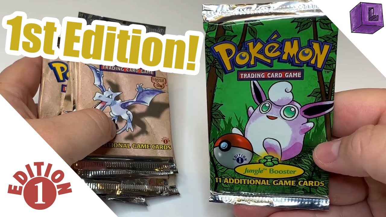OPENING 1ST EDITION VINTAGE POKEMON PACKS! - YouTube