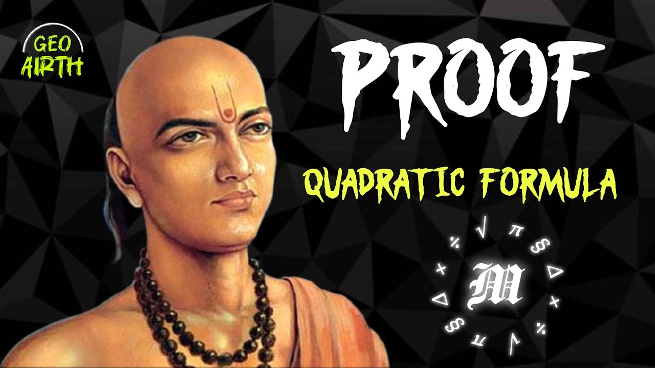|| Proof Of Quadratic Formula || - YouTube