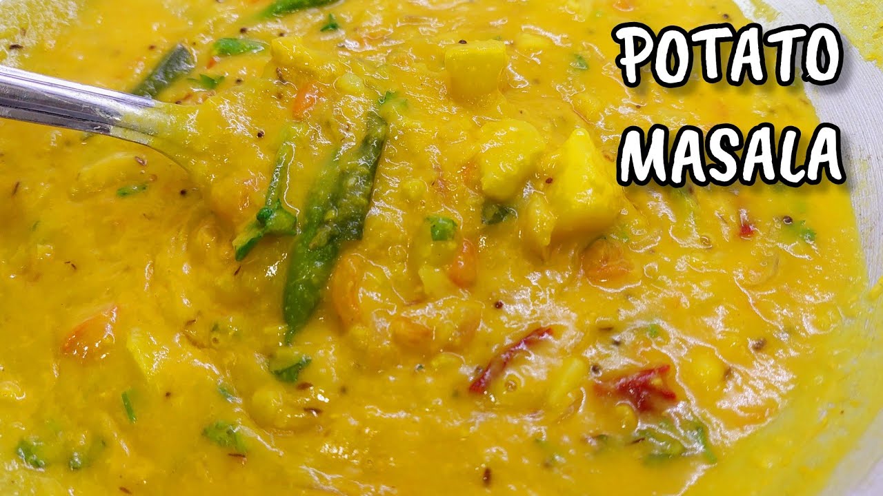 KENTANG MASALA PURI| Malaysian Style POORI MASALA, Best Side Dish for ...