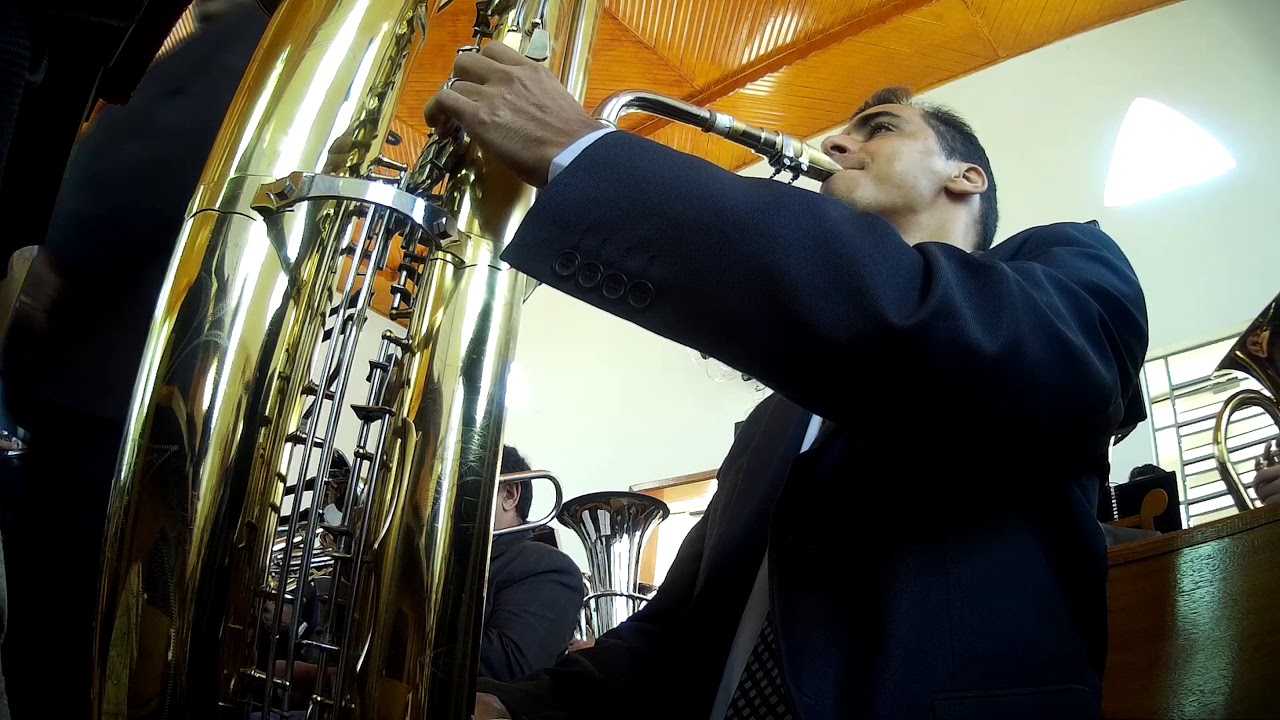 SAX BAIXO - hino ccb 236 (ensaio regional em jaborandi sp) - YouTube