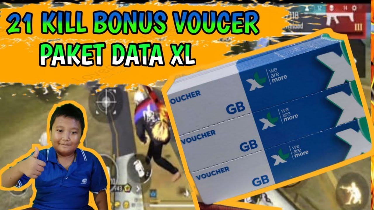 21 KILL BONUS VOUCER PAKET DATA XL - YouTube