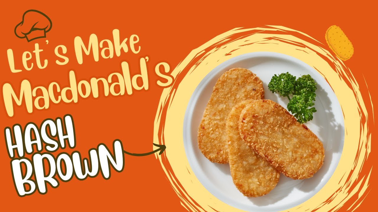 HOW TO MAKE Macdonald's HASH BROWN AT HOME || HOMEMADE EASY TO MAKE🥔 ...