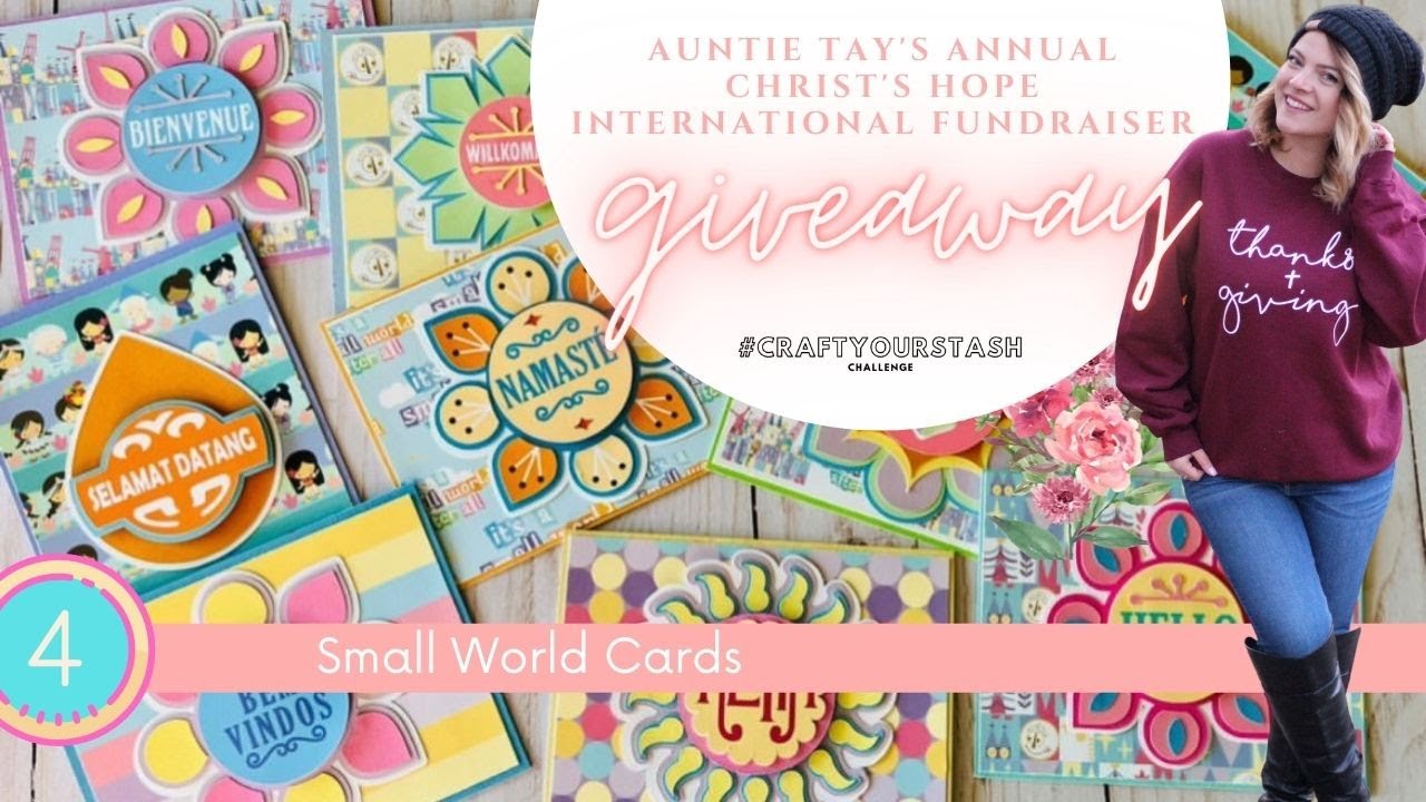 Day 4 - DIY Holiday SMALL WORLD inspired Cards - YouTube