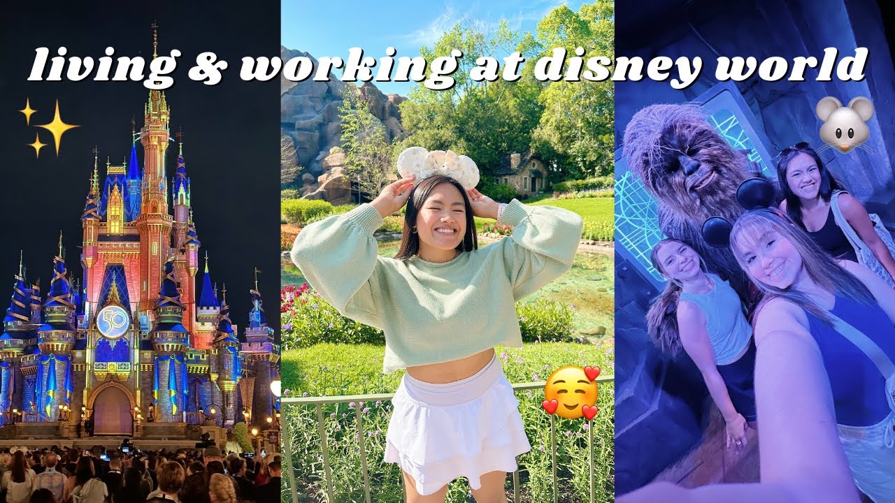 living and working at disney world daily vlog || disney vlog 2023 - YouTube