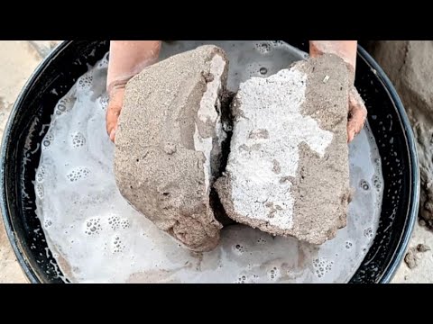 New Dusty Crispy Giant Pure White Sand Shapes Water Crumbling & Dipping 🌊