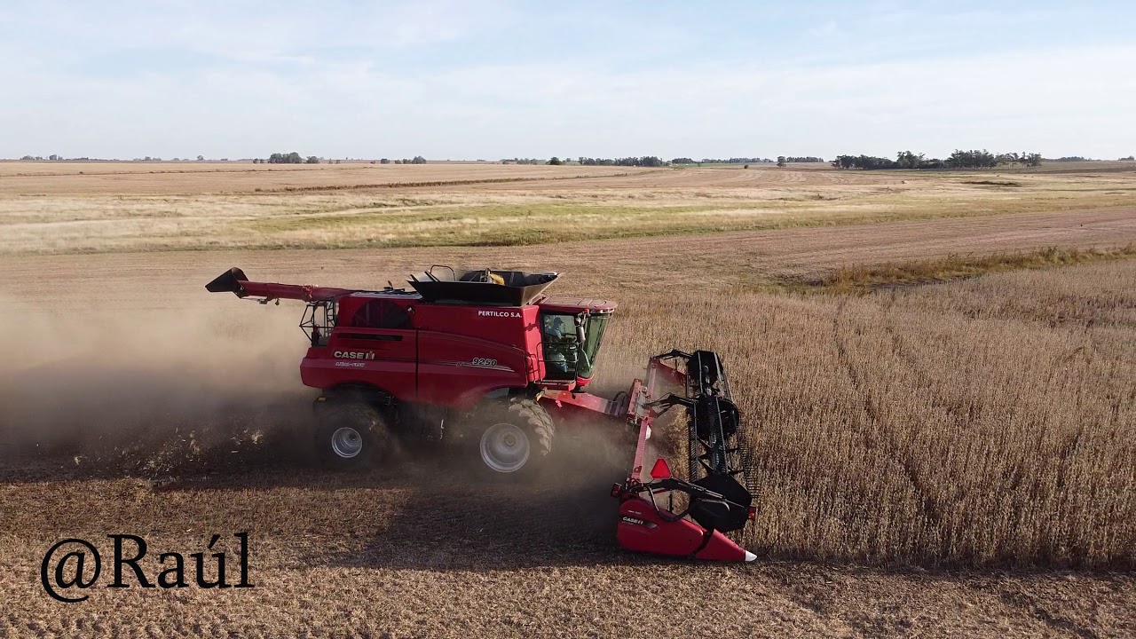 Case IH Axial Flow 9250 Uruguay - YouTube
