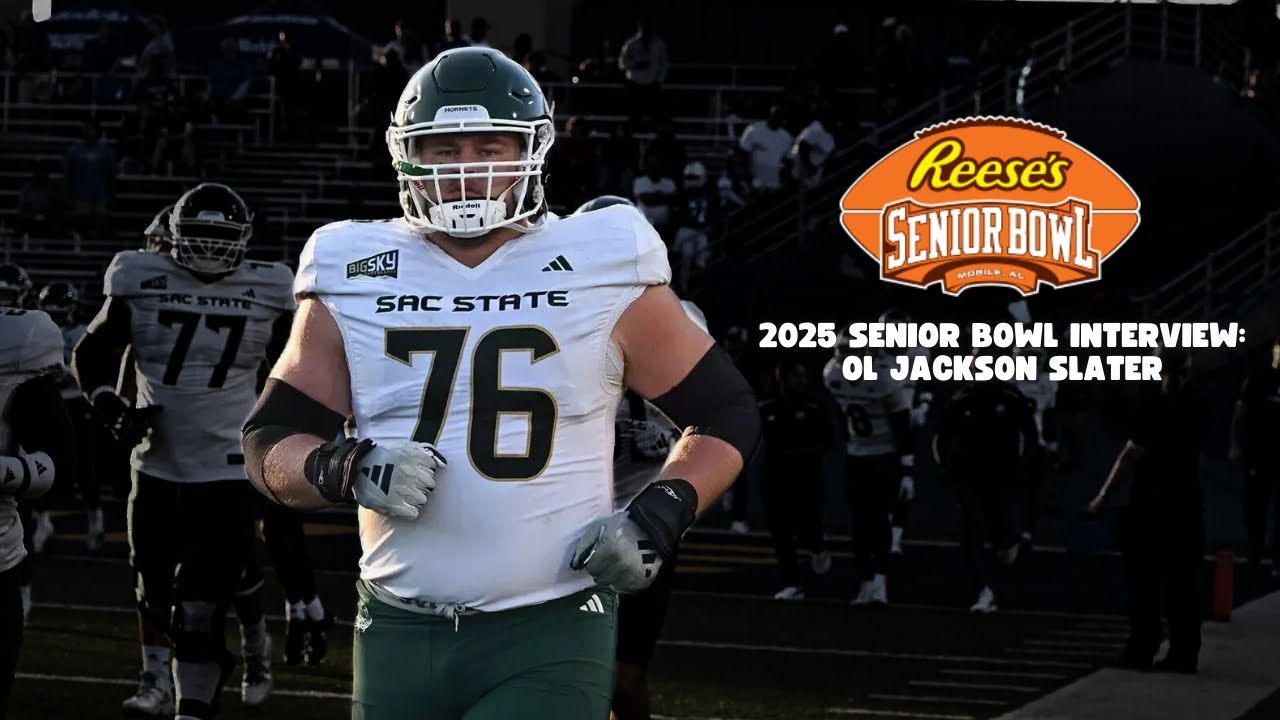 Sacramento State OL Jackson Slater | 2025 Senior Bowl Interview | NFL ...