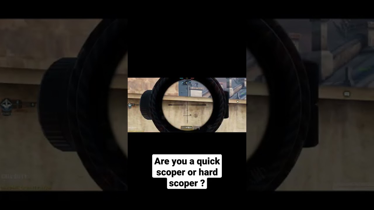 Quick scope or hard scope ? - YouTube